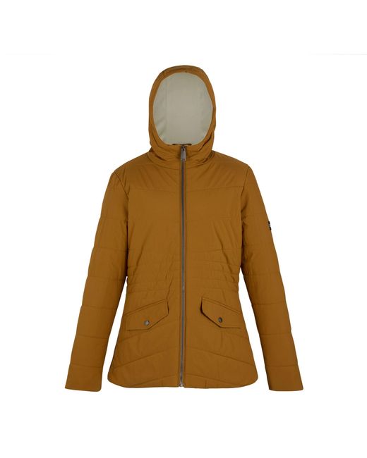 Regatta Ladies Agara Padded Jacket (Glazed Ginger/Light Vanilla) in ...