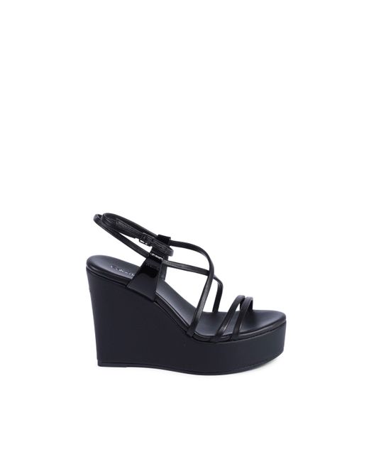 Calvin Klein Kiara Platform Wedge Sandals in Blue | Lyst UK