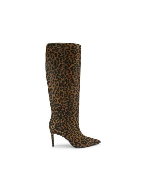 Carvela Kurt Geiger Leather Pisa Knee Boots in Brown | Lyst UK