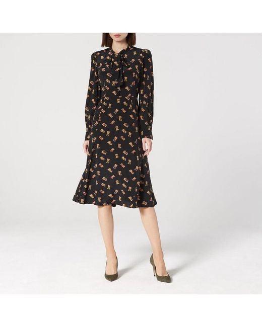 LK Bennett Mortimer Dresses, Silk in Black | Lyst UK