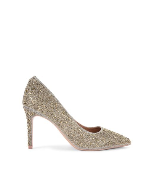 Carvela Kurt Geiger Casella Heatseal Court Heels in Grey | Lyst UK
