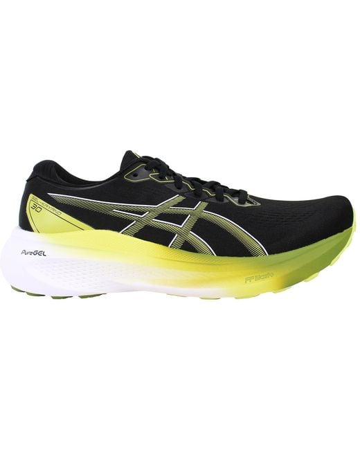 Asics Gel-Kayano 30 Running Shoes in Black for Men | Lyst UK