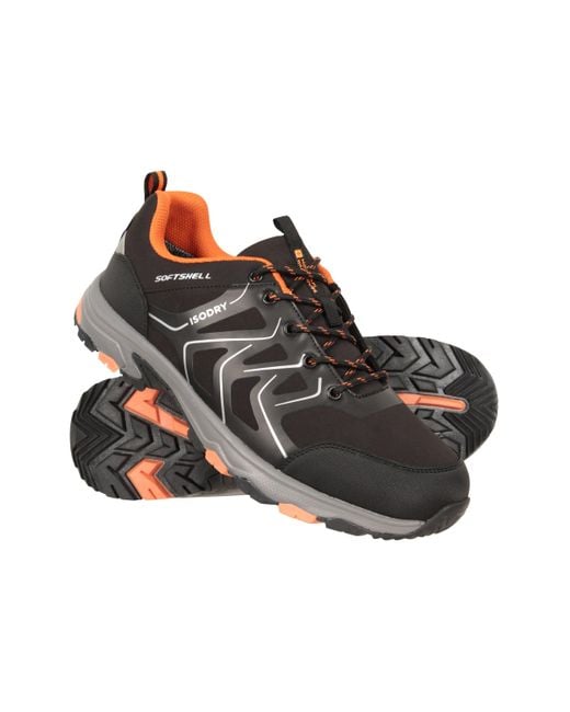 Mountain Warehouse 'Shadow' Softshell Shoes Isodry Upper Waterproof ...