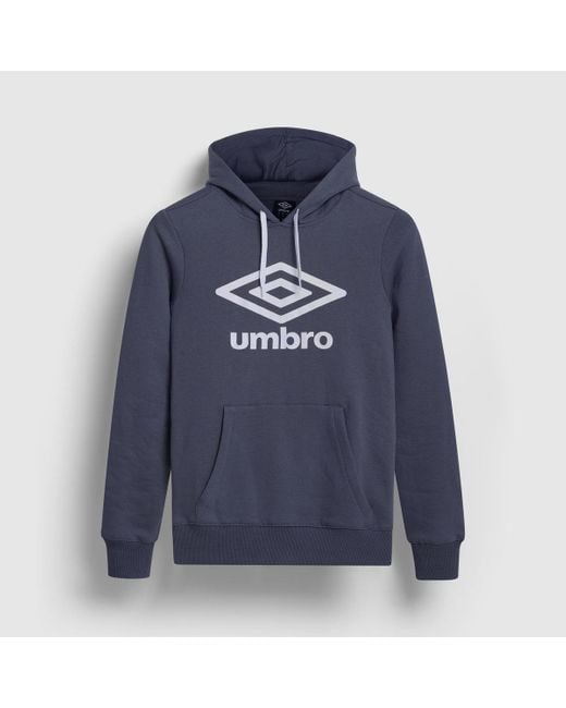 Umbro Logo Hoodie (Grisaille) in Blue for Men | Lyst UK