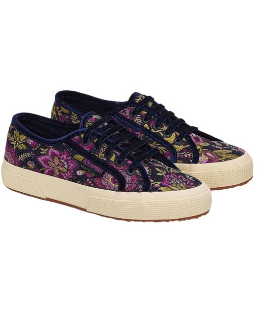 Superga Adult 2750 Tapestry Trainers Nights) in Blue | Lyst UK