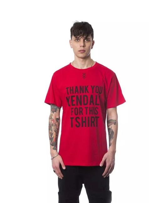 Nicolo Tonetto Graphic Tee Yendal Style in Red for Men | Lyst UK