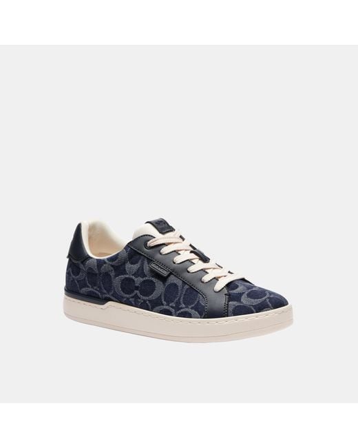 COACH Lowline Signature C Denim in Blue | Lyst UK