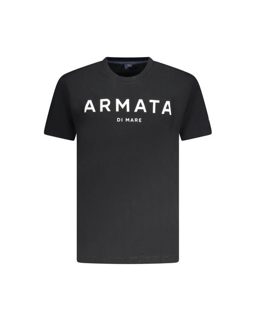 Armata Di Mare Logo Tee in Black for Men | Lyst UK