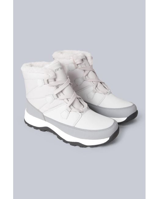 Mountain Warehouse 'Filey' Snow Boots Faux Fur Lined Proof Winter Shoes ...