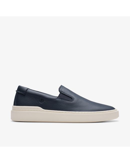 Clarks Craft Swift Go Leather Shoes in Blue for Men | Lyst UK