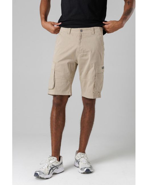 Firetrap Cotton Stretch Utility Cargo Shorts With Oversized Pockets in ...
