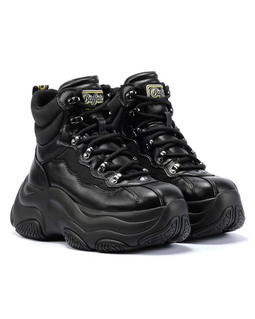 Buffalo Prowler Hike Hi Boots in Black | Lyst UK