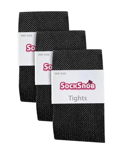 Sock Snob 3 Pair Multipack Fishnet Tights For in Brown | Lyst UK