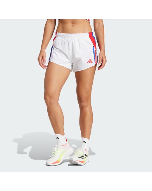 adidas Originals Adizero Retro Running Shorts in Blue | Lyst UK