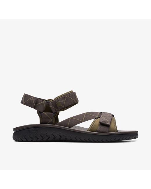 Clarks Wesley Trail Combi Sandals in Brown for Men | Lyst UK