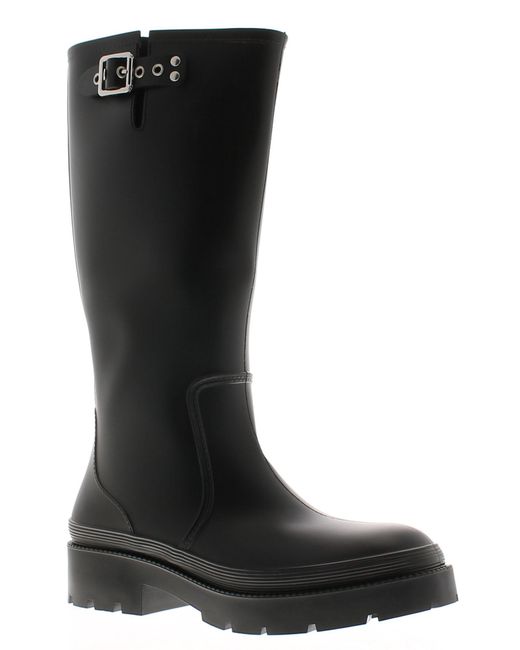 Platino Wellies Spray Pull On in Black | Lyst UK