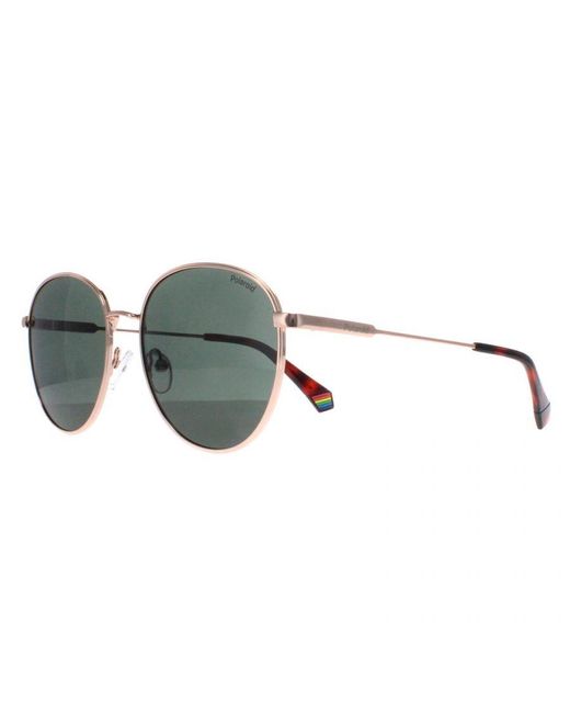 Polaroid Round Copper Polarized Pld 6215/S/X Metal in Grey | Lyst UK