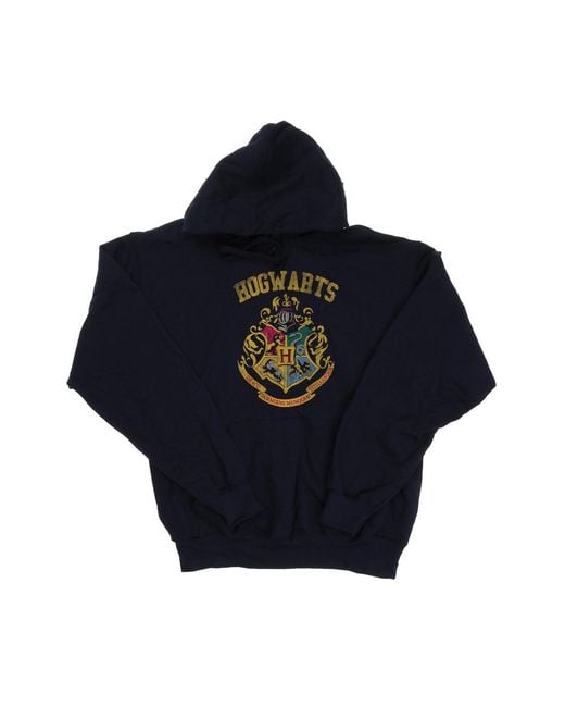 Harry Potter Hogwarts Varsity Hoodie in Blue for Men | Lyst UK