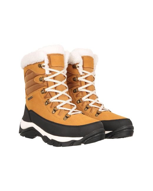 Mountain Warehouse 'Innsbruck' Snow Boots Fleece Lined Waterproof ...