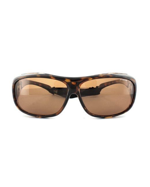 Polaroid Suncovers Fitover Sunglasses 08535 0Bm He Havana Copper ...