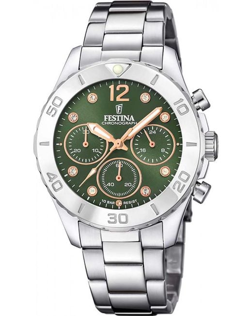 Festina F20603-5 Ladies Boyfriend Watch in Grey | Lyst UK