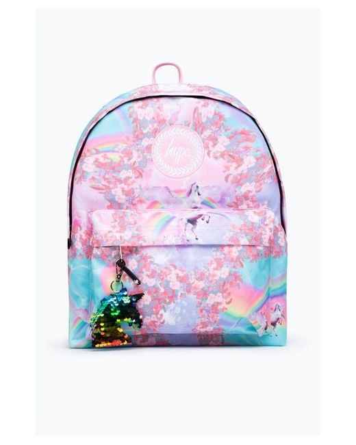 Hype Holographic Crest Backpack in Pink | Lyst UK