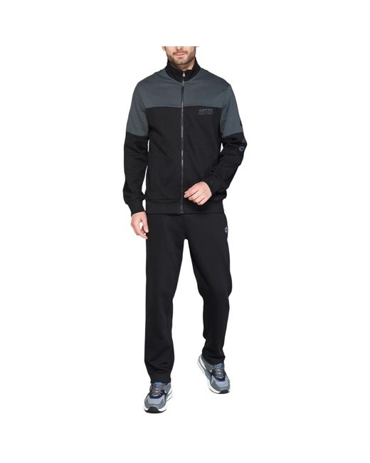 Lotto Leggenda Tracksuit Set Full Zip Sweatshirt Dual Leisure ...