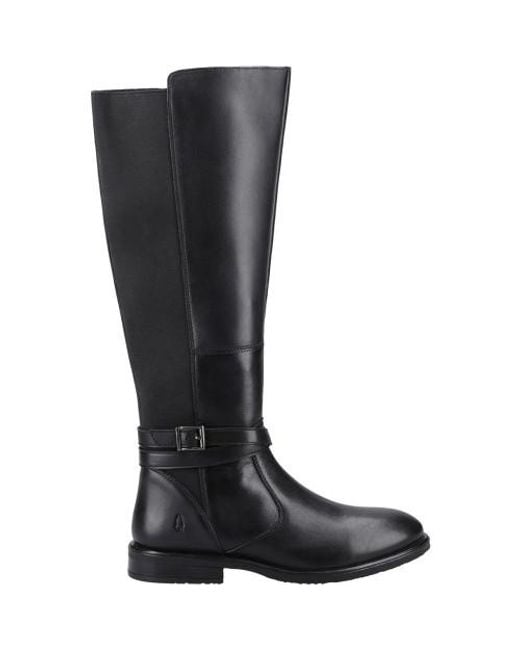 Hush Puppies Ladies Victoria Leather Long Boots in Black | Lyst UK