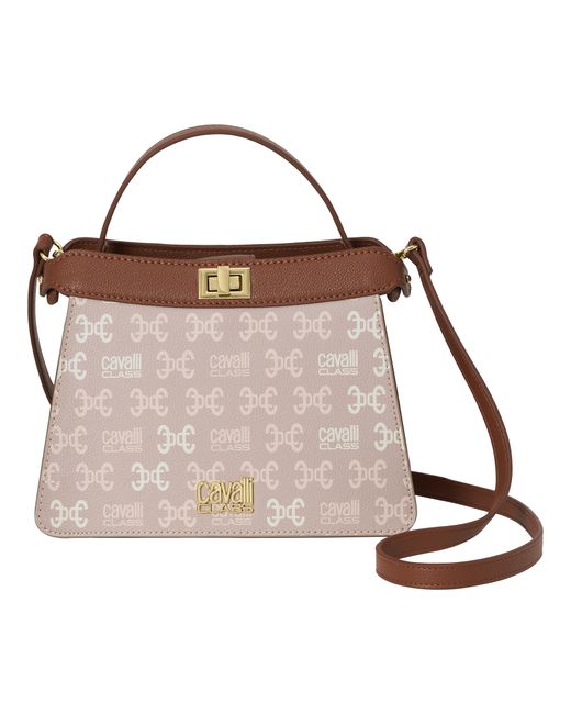Roberto Cavalli Handbag With Rotating Closure Cchb0208 | Lyst UK