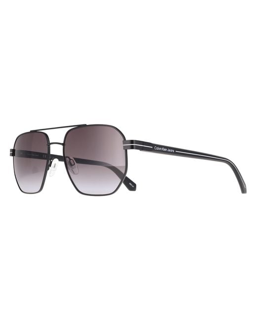 Calvin Klein Aviator Matte Gradient Ckj22204S Metal in Brown for Men ...