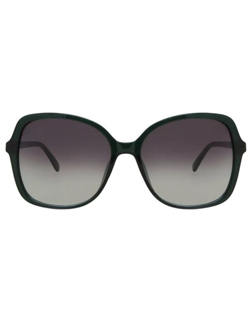 Calvin Klein Milky Emerald Frame Gradient Lens Sunglasses in Grey | Lyst UK