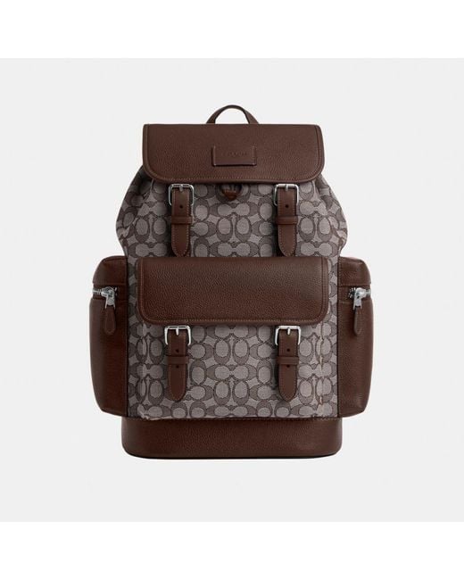 COACH Sprint Backpack in Brown for Men | Lyst UK