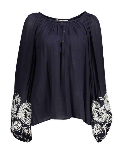 Kocca Embroidered Blouse Model Ko12348 in Blue | Lyst UK