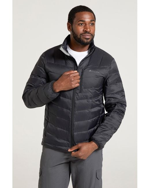 Mountain Warehouse 'Trail' Extreme Down Jacket Water Resistant Full Zip ...