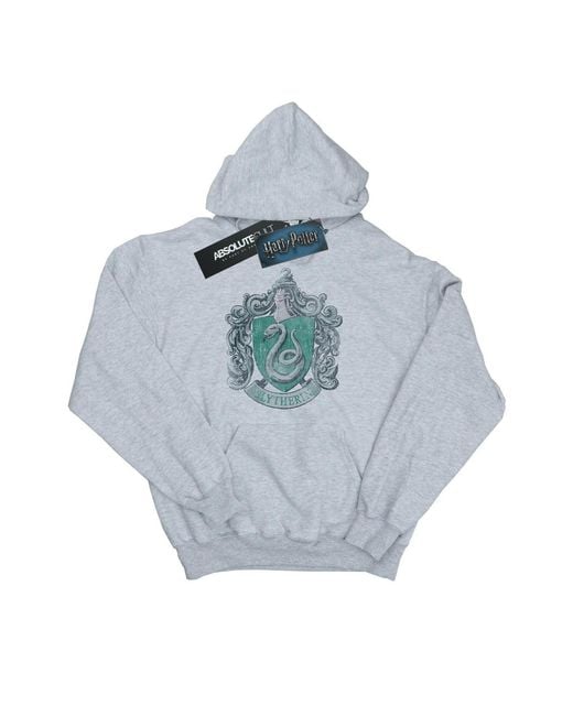 Harry Potter Slytherin Cotton Hoodie (Sports) in Blue for Men | Lyst UK