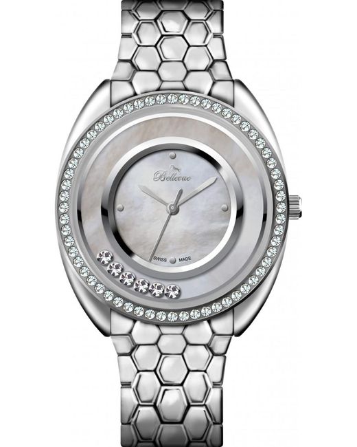 Bellevue F-51 Ladies Watch in Grey | Lyst UK