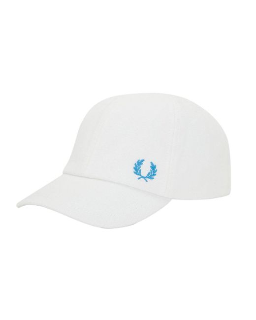 Fred Perry Classic Logo Snow Cap Cotton in White for Men | Lyst UK