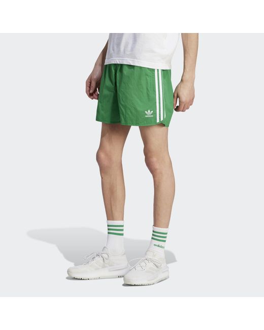 adidas Originals Adicolor Classics Sprinter Shorts in Green for Men ...