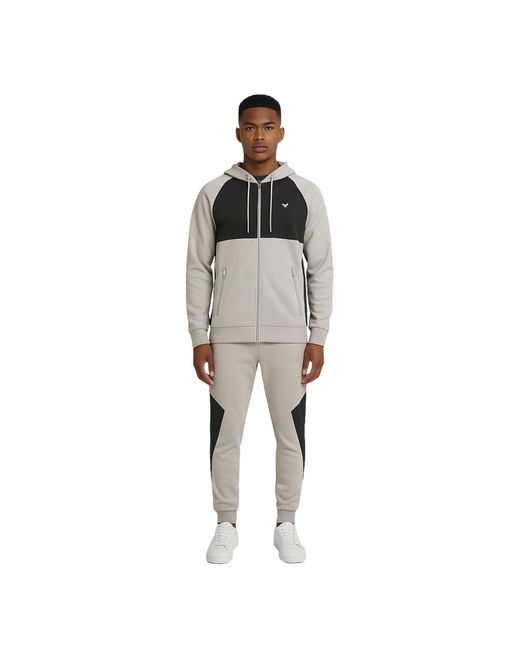 D Rock Zip Up Hoodie Joggers Tracksuit Set in Grey for Men | Lyst UK