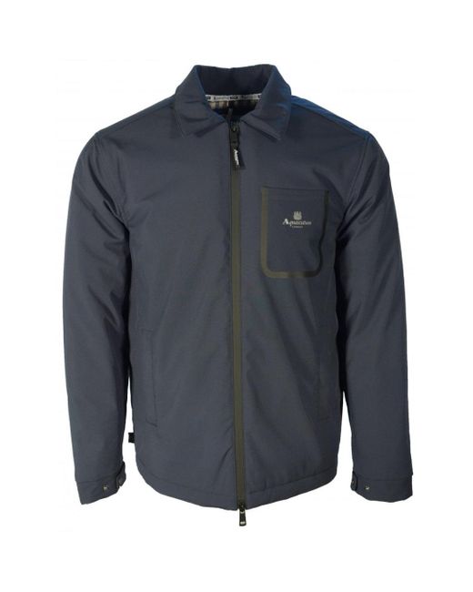Aquascutum Active Coach Jacket Nylon in Blue for Men | Lyst UK