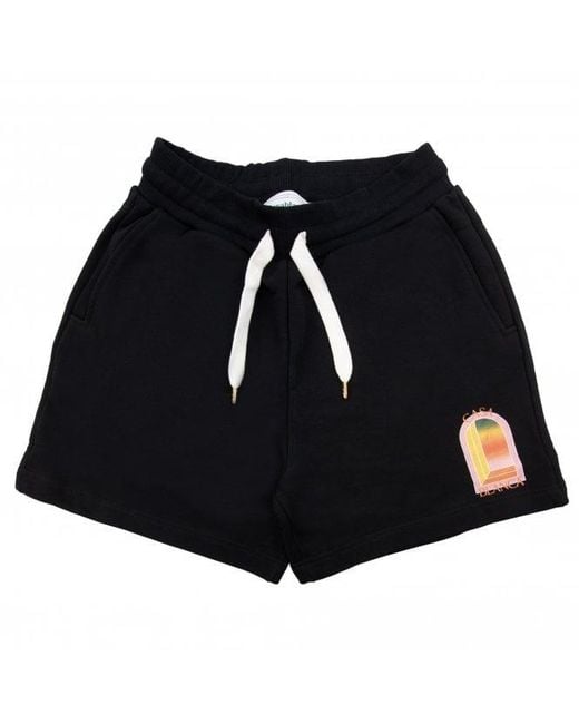 CASABLANCA Gradient Arch Logo Sweatshort in Black for Men | Lyst UK