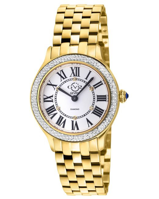 Gv2 Milan Round Swiss Quartz Diamond Dial Bracelet Watch, 32 Mm in ...
