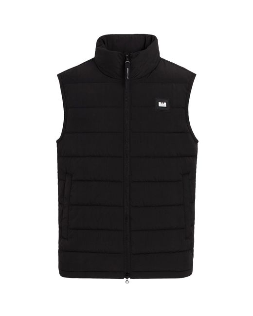 Weekend Offender Gacha Gilet Nylon in Black for Men | Lyst UK