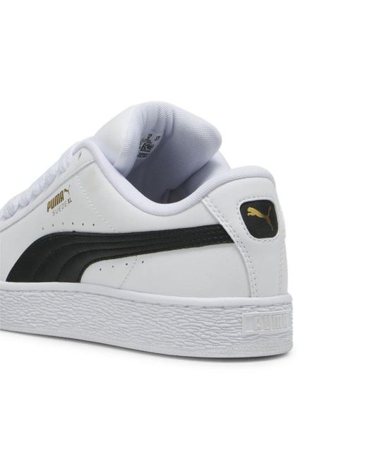 Puma suede white leather store