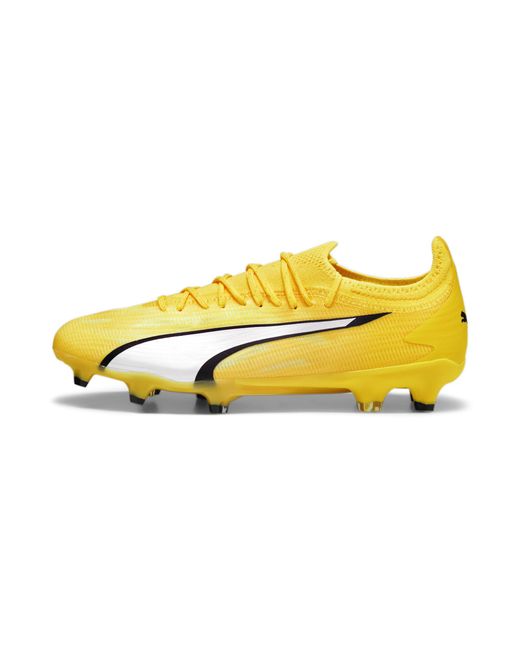 PUMA Ultra Ultimate Fg Ag Football Boots in Yellow Lyst UK