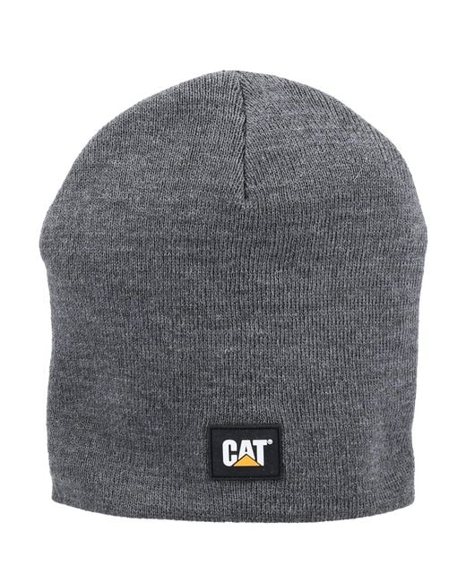 Caterpillar Logo Knit Adults Beanie Hat in Grey | Lyst UK