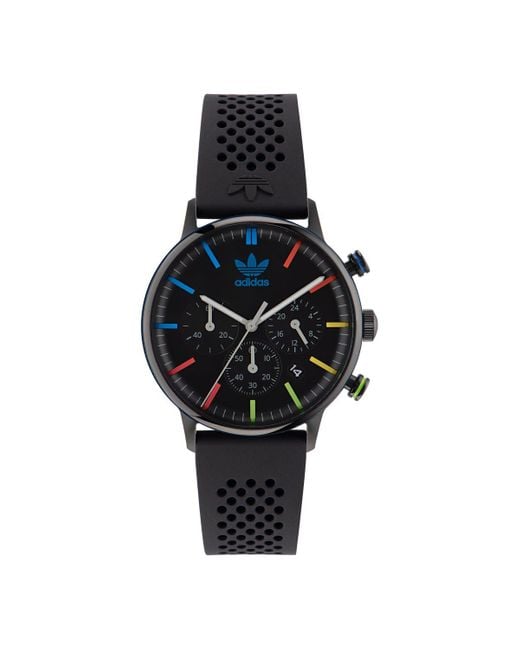 adidas Originals Code One Chrono Watch Aosy23021 Silicone in Black ...