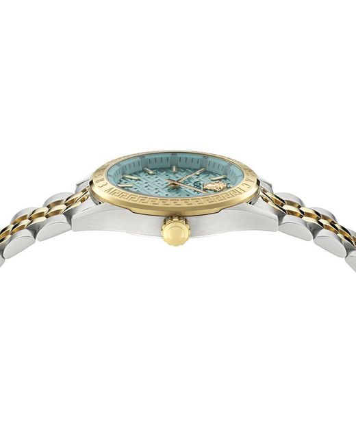 Versace V-Code Watch Ve8I00524 Stainless Steel (Archived) in Metallic ...