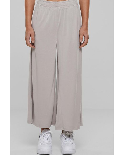 Urban Classics Wide Floaty Leg Modal Culotte | Lyst UK