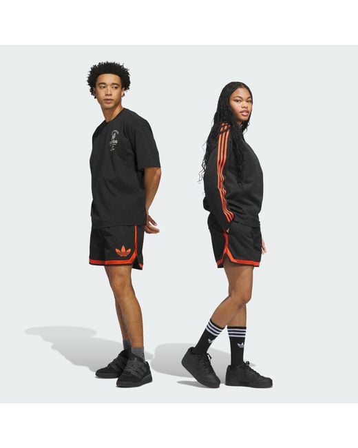 adidas Originals Puffed Shorts (Gender Neutral) in Black | Lyst UK